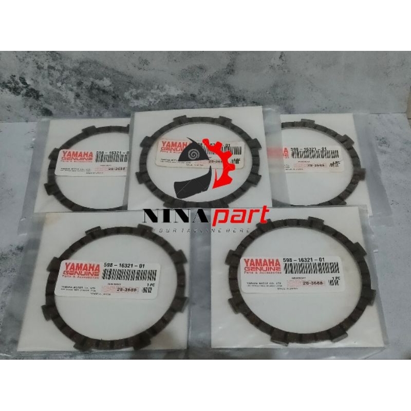 ของแท้ 598-16321-01 Yamaha RX-King Rxk Rxs พิเศษ Rxz แผ่นคลัทช์ ...