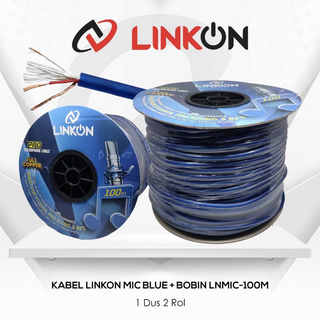Linkon L2t2s สายไมค์เสียงสเตอริโอ Original Blue RETAIL พิเศษ | Shopee ...