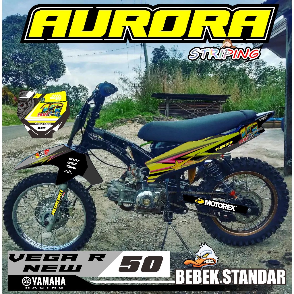 สติกเกอร์ RBT VEGA R NEW RBT MODIF RBT SUPRA RBT VEGA LAMA RBT REVO RBT ...