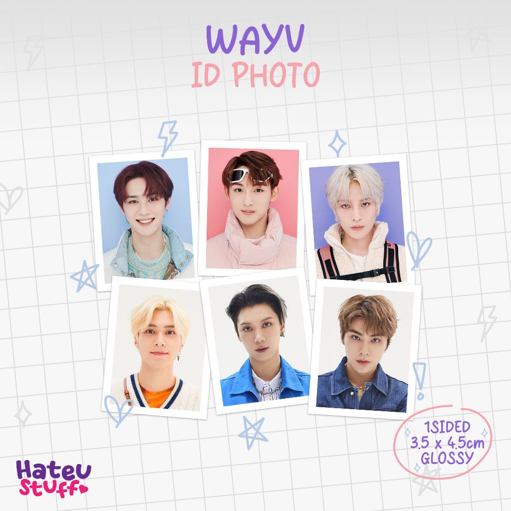 Wayv Unofficial ID Photo Resonance, SMCU Palace | Shopee Thailand