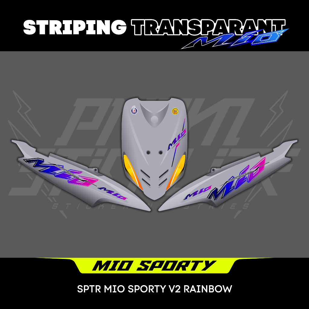 Mio Sporty Urban UV Transparent Striping/Mio Sporty Striping/Mio smile ...