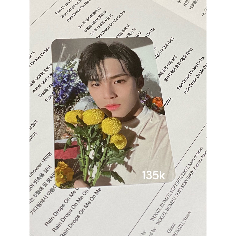 Photocard one side Mingyu seventeen Mingyu bunga yc ตัวเลือกของคุณ ...