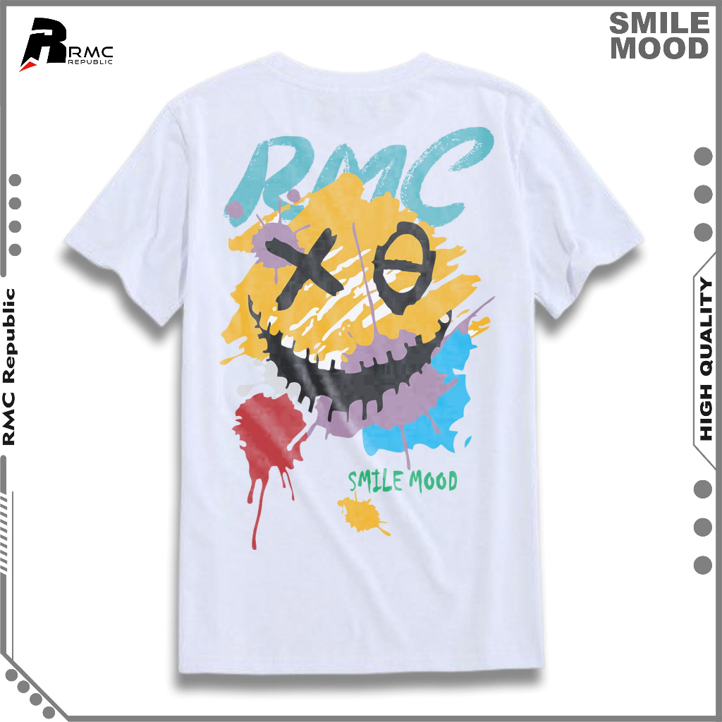 Rmc Republic เสื้อยืด Graffiti Smile Mood | เสื้อยืด Abstrack Series ...