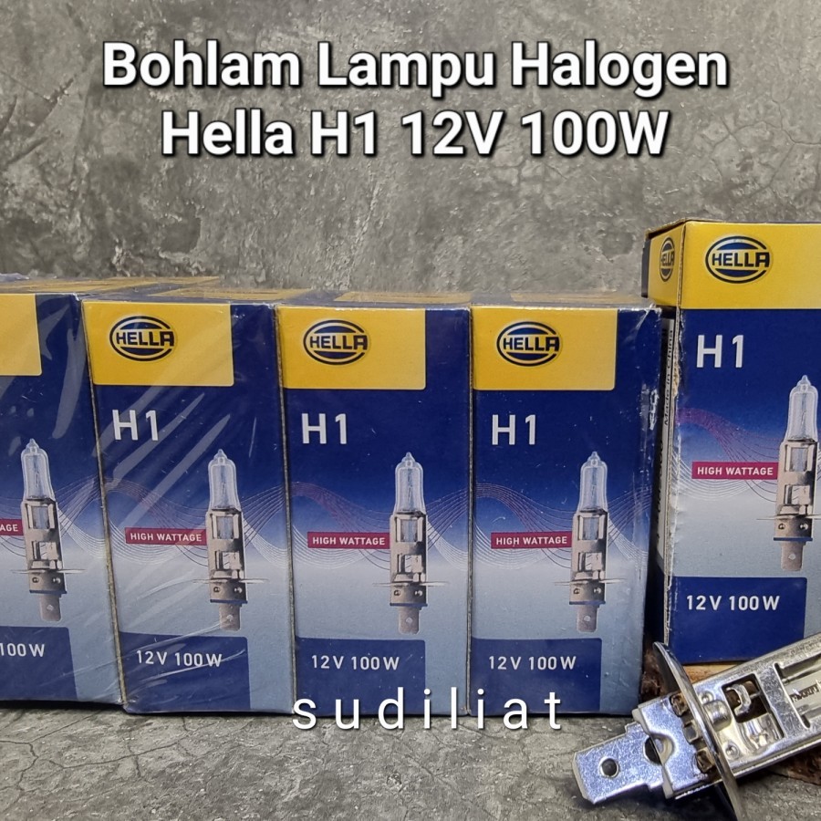 Hella H1 HALOGEN หลอดไฟ 12V 100W - ORIGINAL | Shopee Thailand
