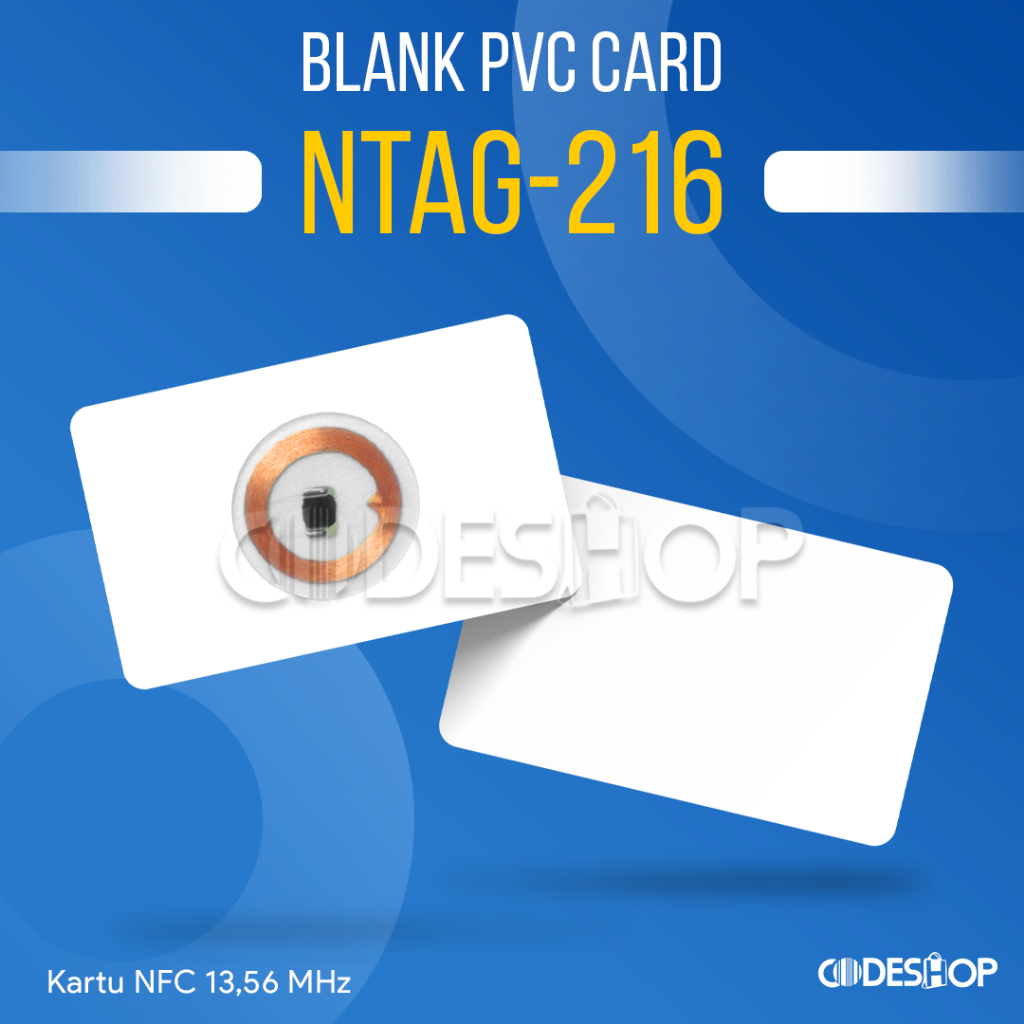 การ์ด Rfid NFC NTag216 13.56mhz PVC 888 byte ตั้งโปรแกรมได้ | Shopee Thailand
