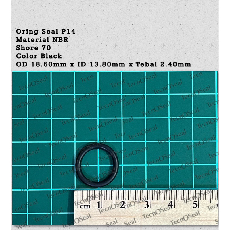 Oring Seal Standard JAPANESE P14 NBR70 OD 18.60mm x ID 13.8mm x CS 2 ...