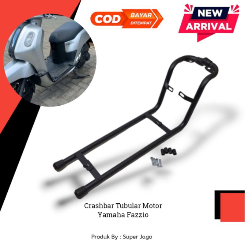 Yamaha Fazzio Tubular Crashbar Plus สปอตไลท์เมาท์ | Shopee Thailand