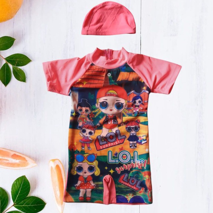 ชุดว่ายน้ํา ลายตัวละคร Lol pony ของแท้ แบบอัพเดท สําหรับเด็กผู้หญิง ...