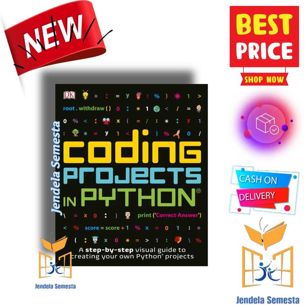 หนังสือโค้ดโปรเจค In Python Book โดย DK - เวอร์ชั่นภาษาอังกฤษ | Shopee ...