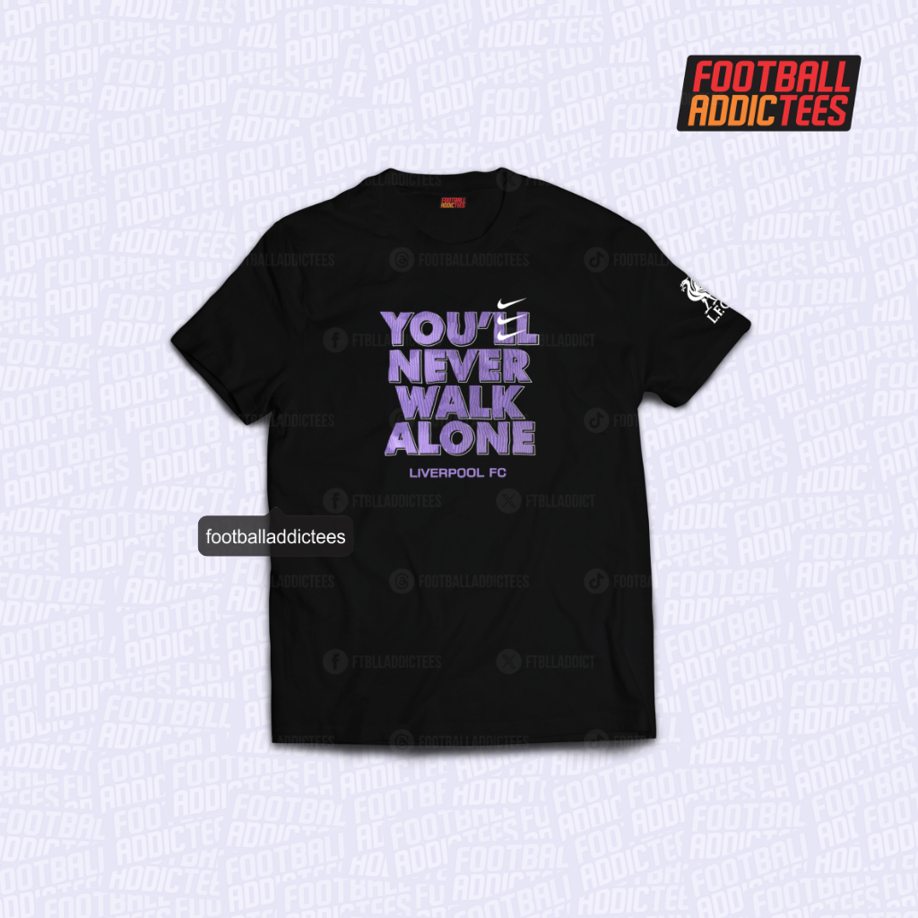 เสื้อยืด Liverpool LFC YNWA SWOOSH FOOTBALL | Shopee Thailand
