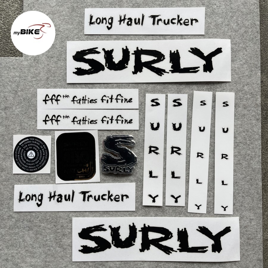 Surly Long Haul Trucker decal set with head badge - สติ๊กเกอร์จักรยาน ...