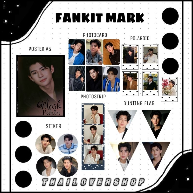 Fankit MARK PAKIN RAIKANTOPENI THAI ACTOR | Shopee Thailand