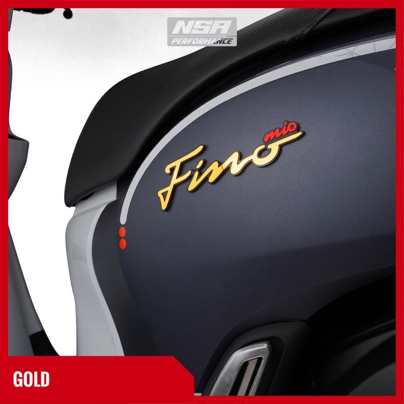สติกเกอร์โลโก้ MIO FINO EMBLEM MIO FINO LOGO YAMAHA MIO FINO LOGO Not ...