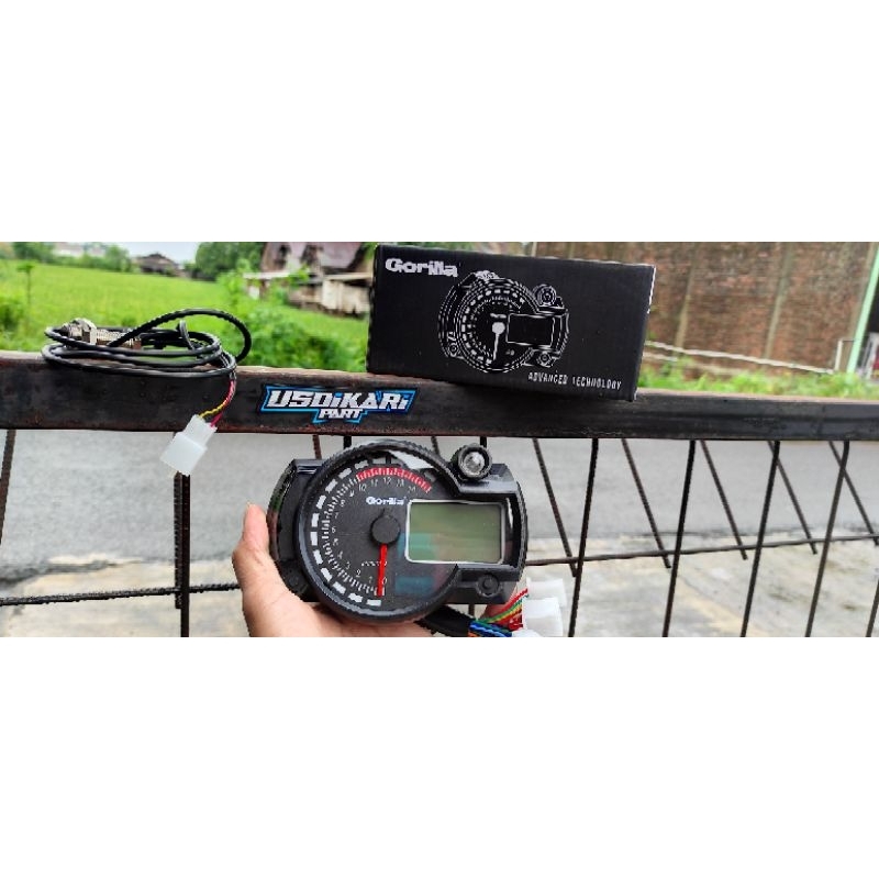 Hitam LAYER Speedo METER KOSO RX 2N นําเข้ากอริลลาหน้าจอสีดํา KOSO ...