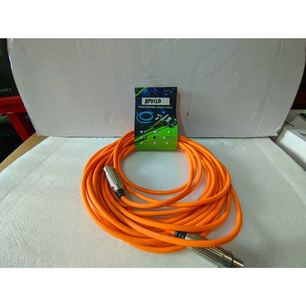 สายไมโครโฟน apollo สําเร็จรูป สายไมค์ + แจ็คคอนทราสีส้ม canon | Shopee ...