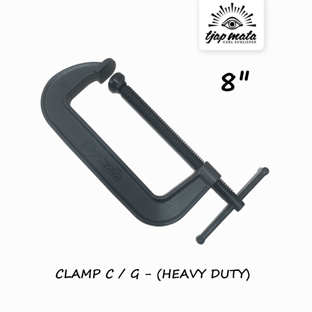 Mata Tjap EYE / CAP EYE Clamp C / G Clamp Vise Clamp 8" HeavyDuty ...