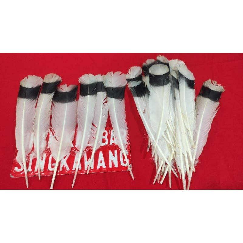 Hitam PUTIH Dayak DANCE DECORTATIONS/ อุปกรณ์เสริมสําหรับ FAKE ARMS FUR ...