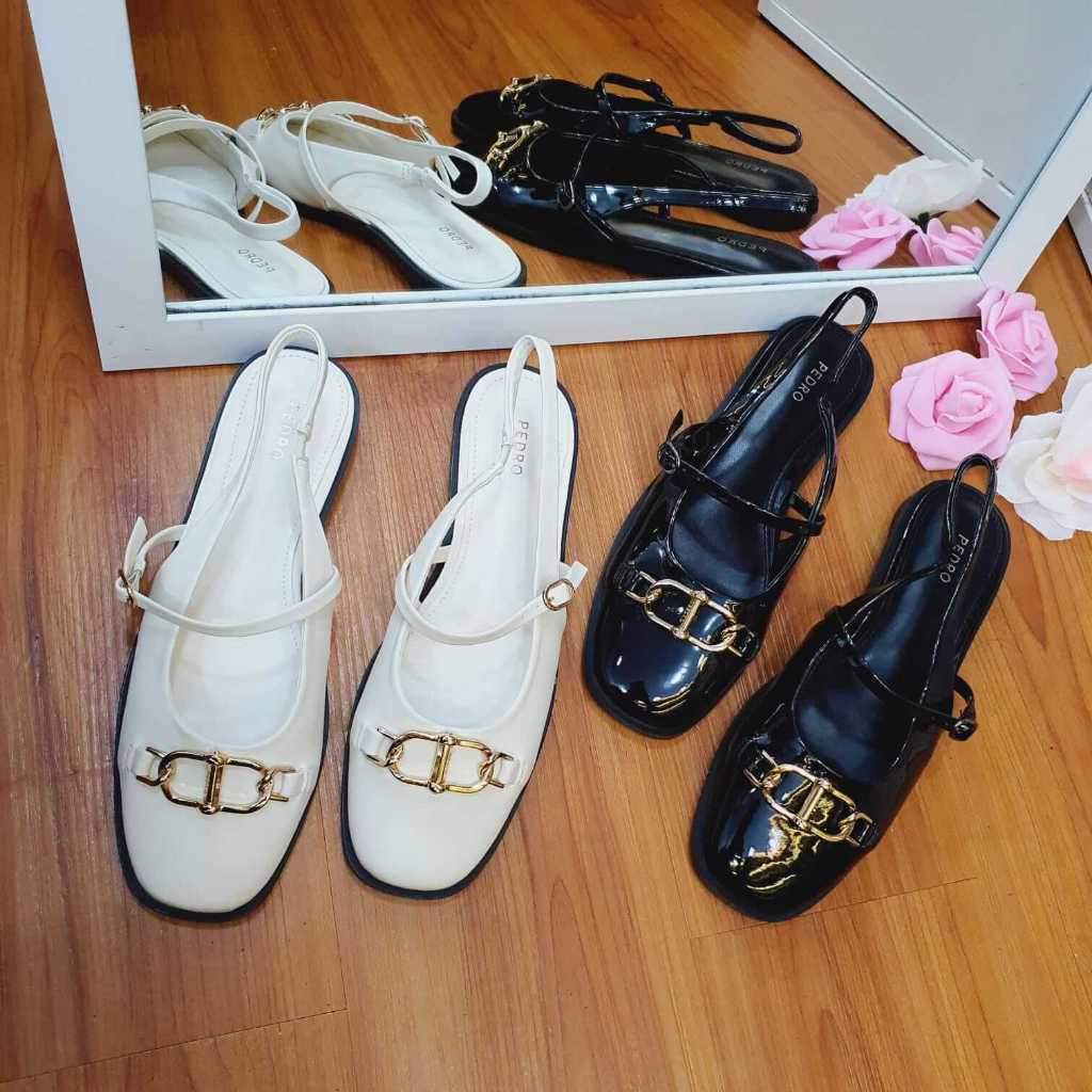 [ NEW ] SNR PDR 752- รองเท้าส้นแบนผู้หญิง 2cm | Shopee Thailand