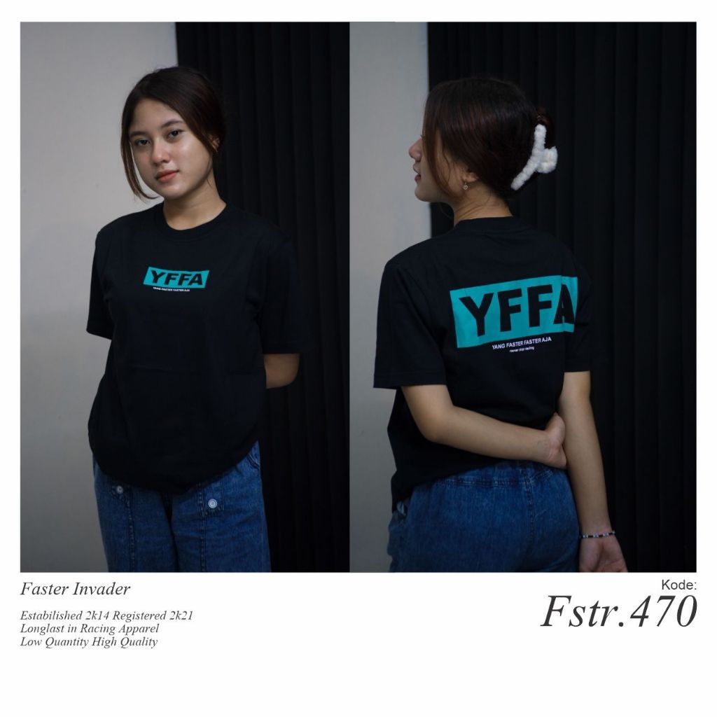 เสื้อยืด Faster Invader YFFA ที่เร็วขึ้น เพียงรหัส: 470~ฟรีสติ๊กเกอร์ ...