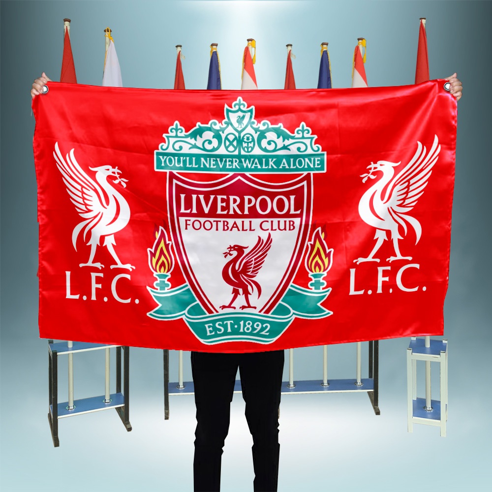 Original Liverpool FC Flag Liverpool FC Football Club Flag Wall Decor ...