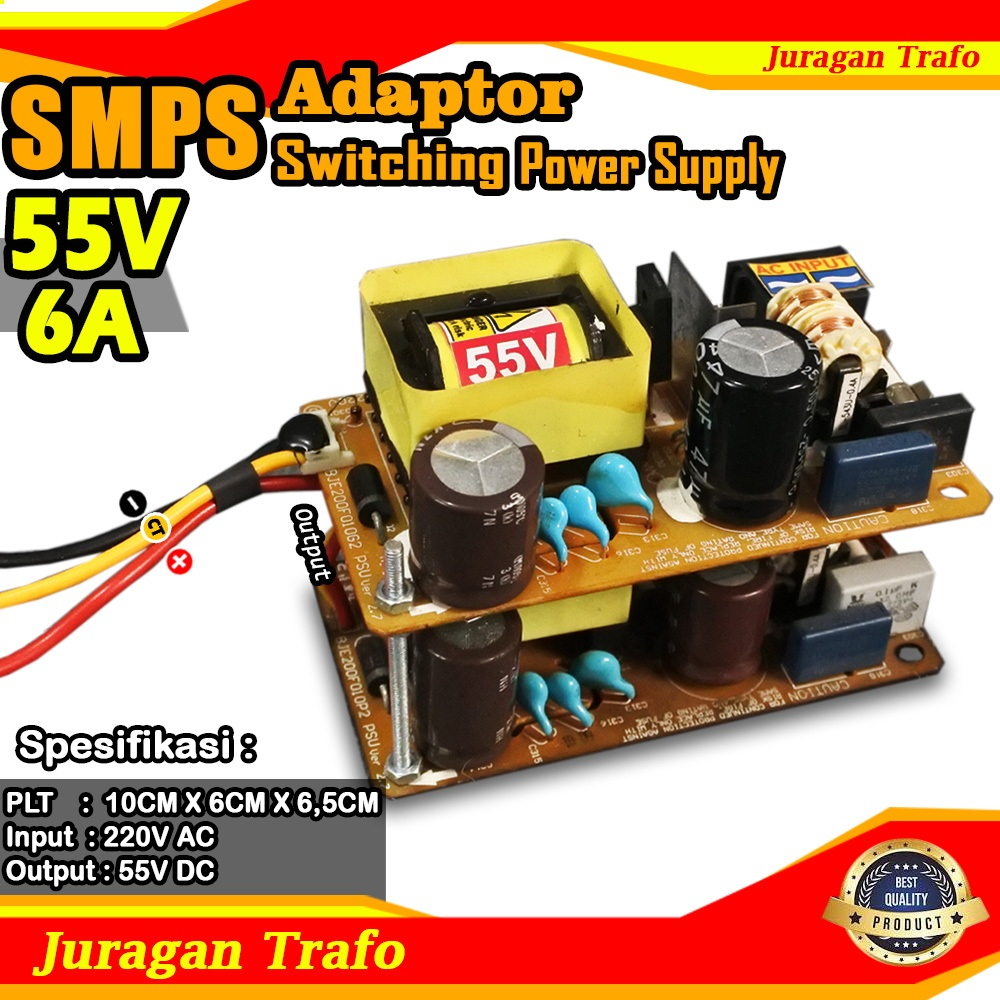 อะแดปเตอร์จ่ายไฟ Smps 55V 6A CT พร้อมใช้งาน | Shopee Thailand