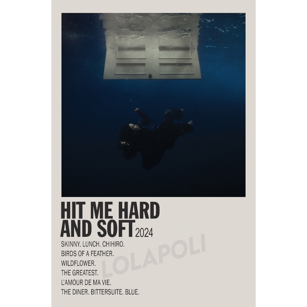 โปสเตอร์ปกอัลบั้ม Hit Me Hard and Soft - Billie Eilish | Shopee Thailand