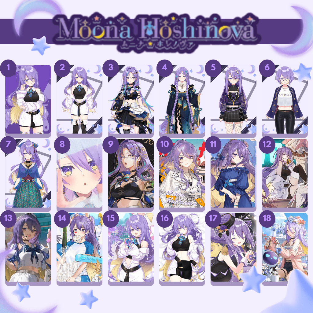 Vtuber PHOTOCARD - HOLOLIVE GEN 1| | สองด้าน | โฟโต้การ์ดอย่างเป็น ...