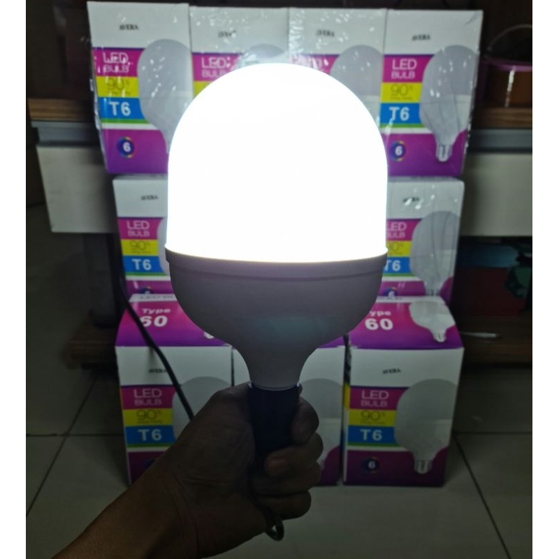(รับประกัน 2 ปี) SUPER JUMBO PREMIUM LED LIGHT 60 WATT CAPSULE MODEL BRAND AVERA T6 SAVE 90% ...