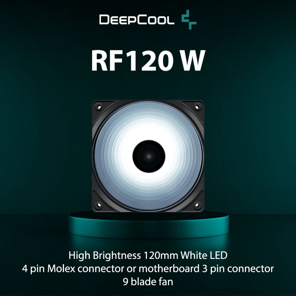 Deepcool RF 120W - ปลอกพัดลม LED สีขาว | Shopee Thailand