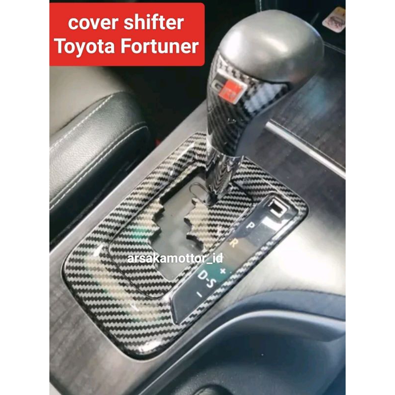 Toyota Fortuner Transmission ฝาครอบคันเกียร์คาร์บอนเดิม motif | Shopee ...