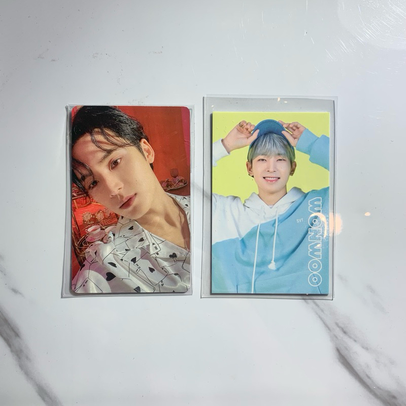 Bundle SET PC SG23 Mingyu & TC Cartalland 2020 Wonwoo (Seventeen SVT PC Photocard TC Trading ...