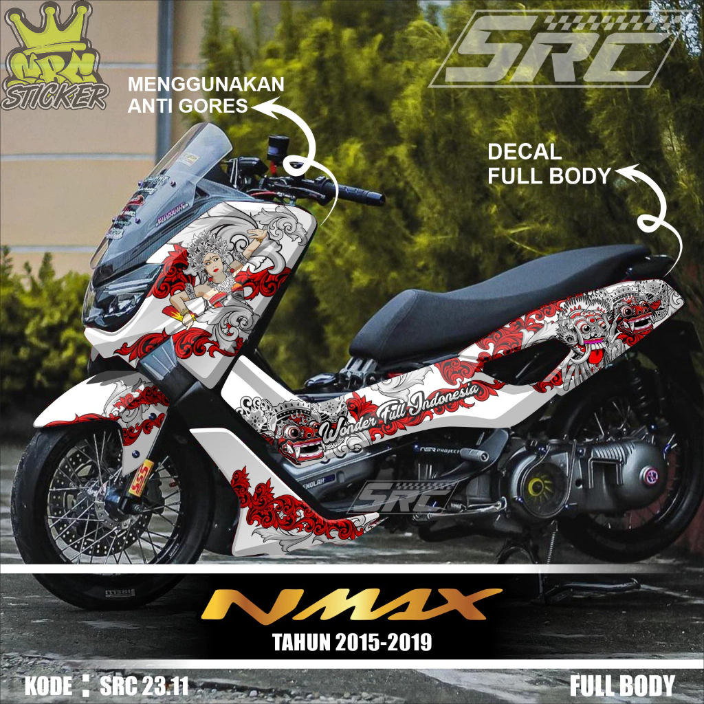 สติ๊กเกอร์รูปลอกเต็มตัว Yamaha Nmax Old Old 2016 2017 2018 2019 Cool ...