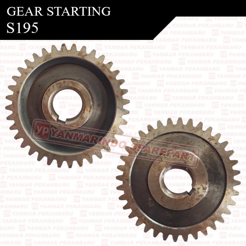 Mesin S195 S1100 S1110 เกียร์เริ่มต้น dongfeng เครื่องยนต์ Crank Gear ...
