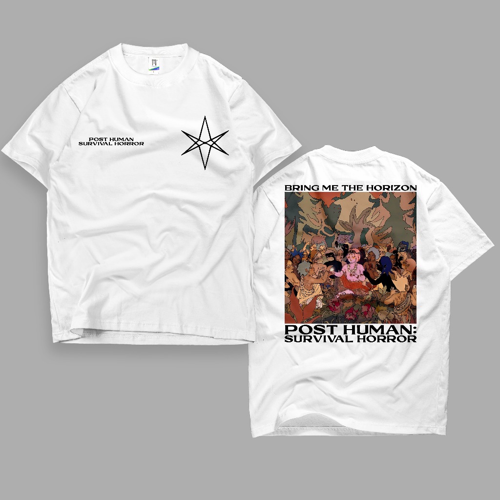 Bring Me The Horizon - Post Human: Survival Horror - เสื้อยืดสีขาว | Shopee Thailand