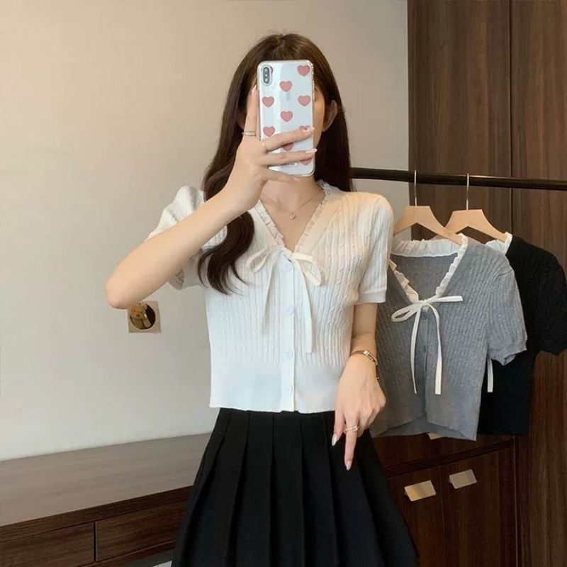 Ohdaily - Jieun Korean Top / Womens Tops / Korean Tops | Shopee Thailand