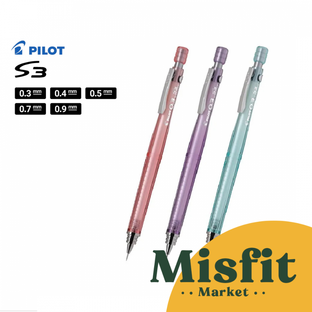 ดินสอกด Pilot S3 0.3 0.4 0.5 0.7 0.9 มม. ดินสอกดร่างร่างร่างร่างร่างร่าง | Shopee Thailand
