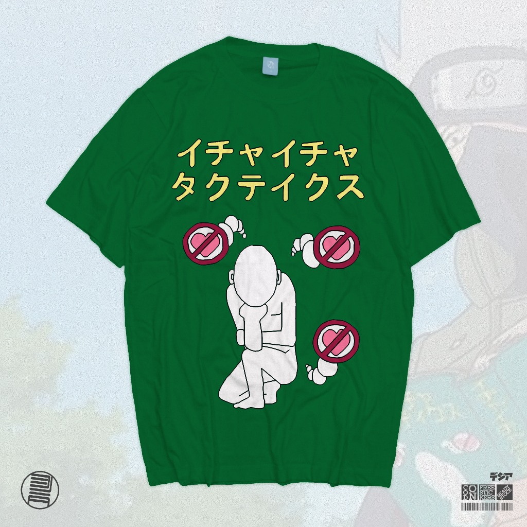 Kaos Icha Icha Tactics Kakashi Book Naruto Anime Manga เสื้อยืดญี่ปุ่น ...