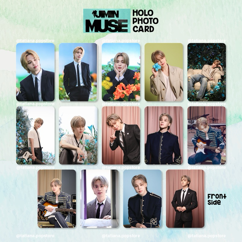 Jimin MUSE Holo Photocard (2 ด้าน) | Shopee Thailand
