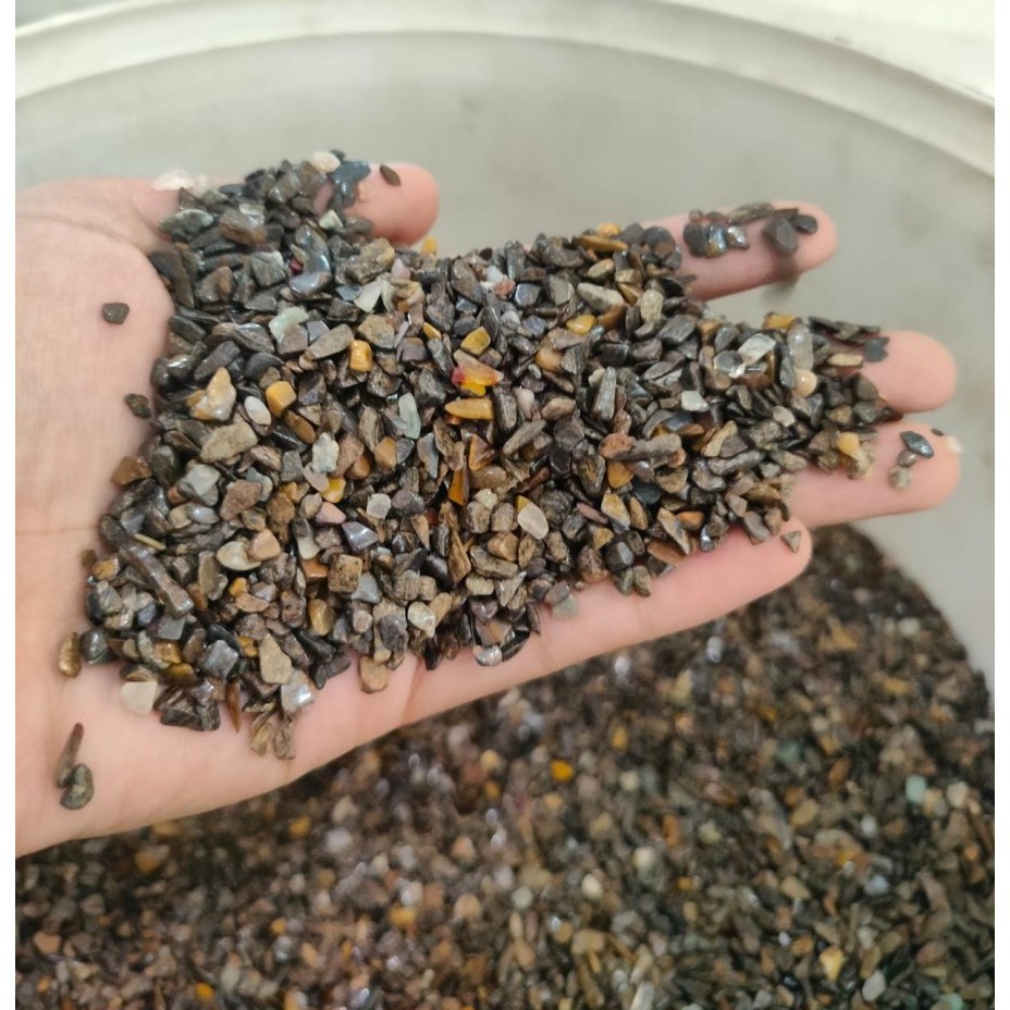 Natural Bronzite Chips กรวด 3-5 มม. 100 กรัม แพ็คเกจ | Shopee Thailand