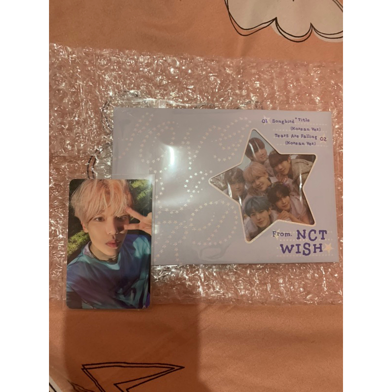 อัลบั้ม เท่านั้น nct wish sonongbird เกาหลี ver ตัวอักษร ver ver Photocard pc sion โปสการ์ด ...