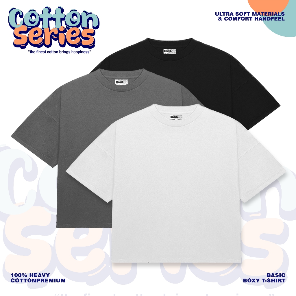 Boxy FIT TEE BAJU OVERSIZE BOXY BAJU OVERSIZE ผู้ชายสีทึบ OVERSIZED ...