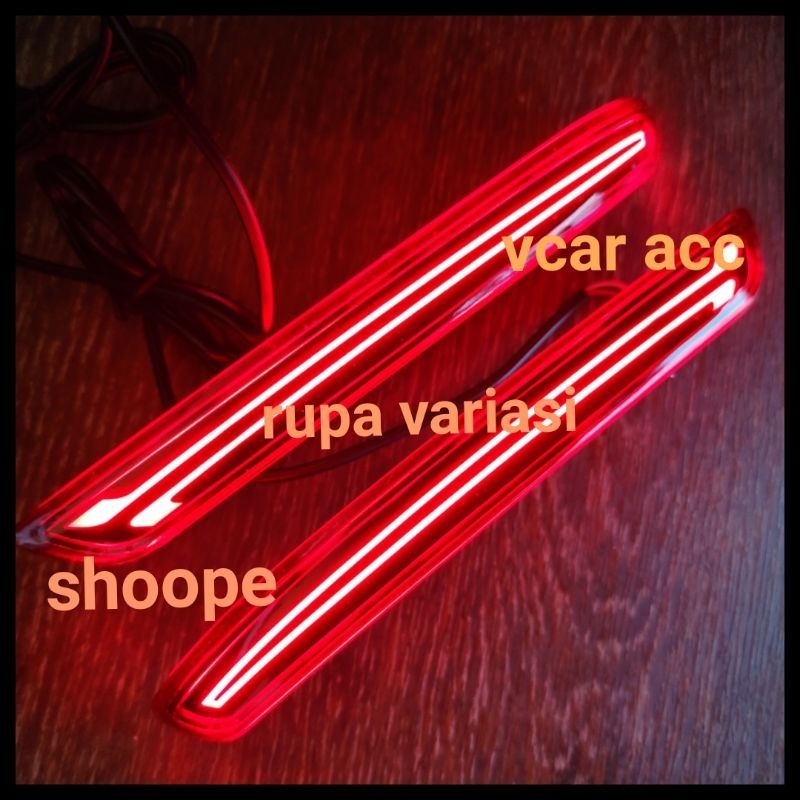 Mata MERAH Toyota กันชนหลัง reflector light all new Innova INOVA reborn ...