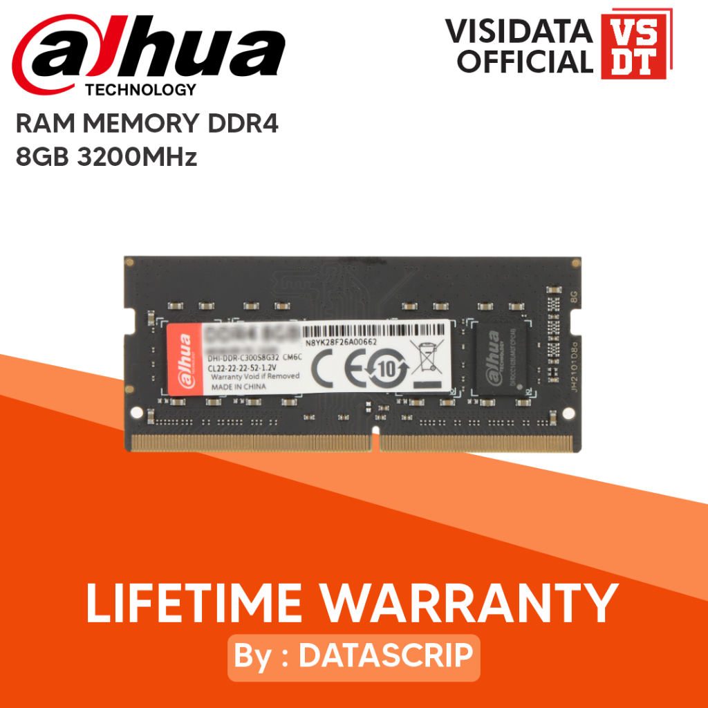 Dahua SODIMM SODIM RAM แล็ปท็อป DDR4 8GB PC4-3200MHz - รับประกันอย่างเป็นทางการ | Shopee Thailand