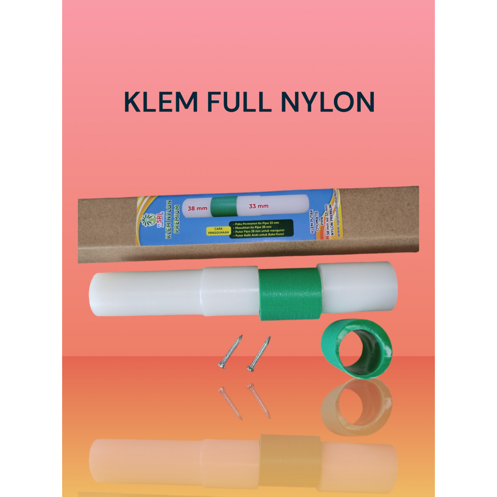 Automatic ROTATING CLAMP FULL NYLON PALM PIPE 33MM TO 38MM | Shopee ...