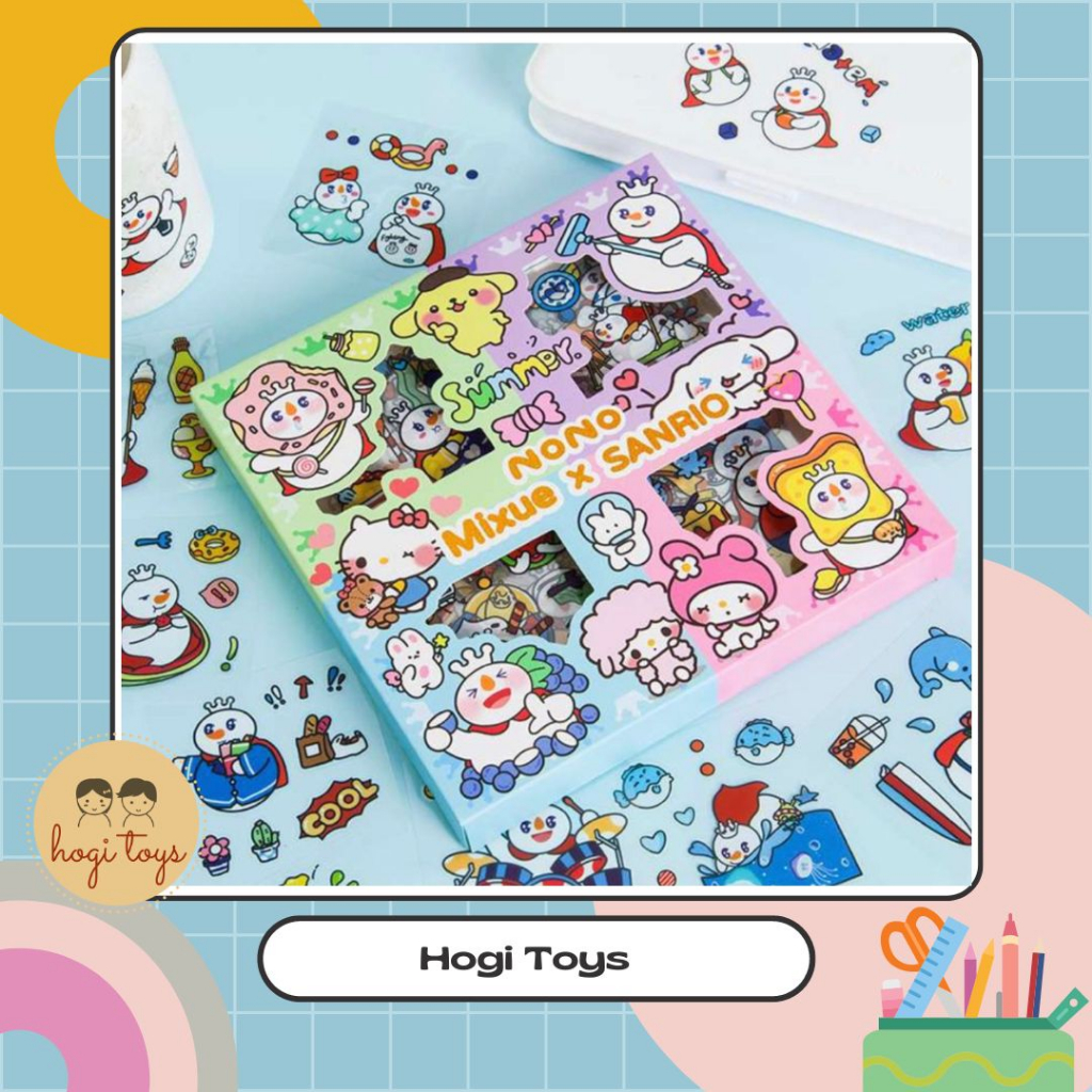 สติกเกอร์ Mixue Nono Sanrio Mobile Legend Super Mario Viral สําหรับติด ...