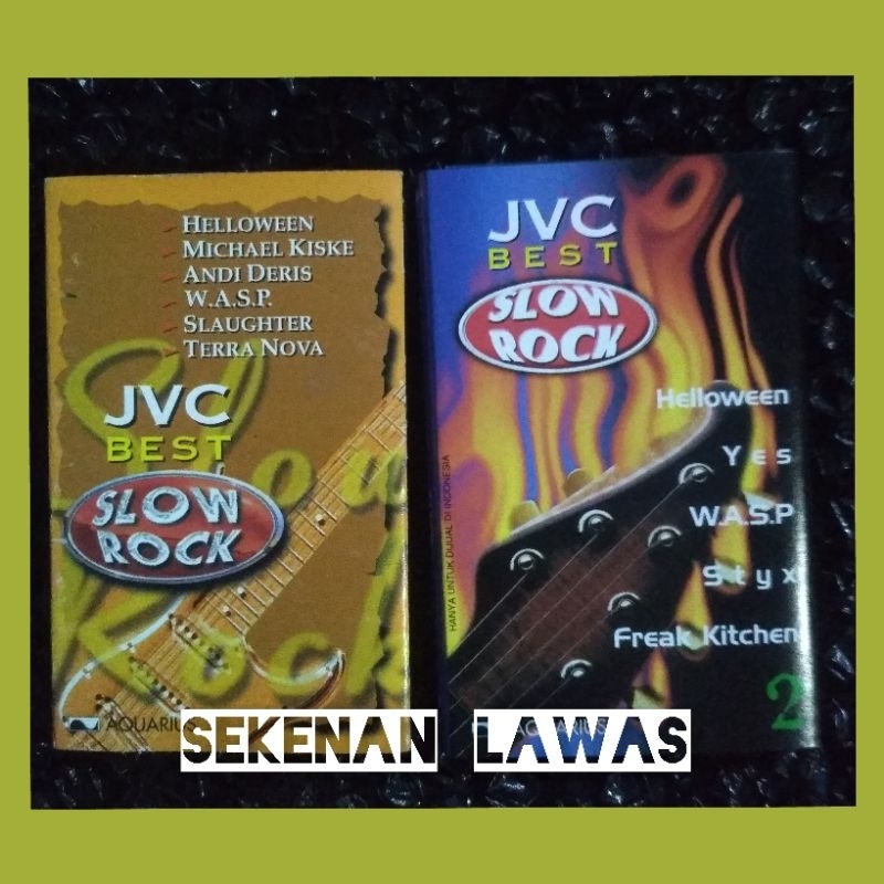 เทปคาสเซ็ต Jvc Best Slow Rock 1 และ 2 แพ็กเกจ ฮาโลวีน Michael Kiske ...