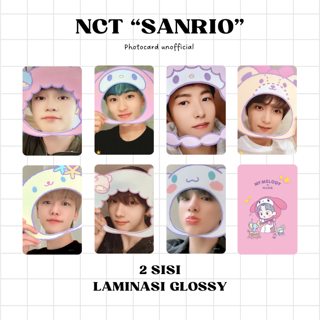 Photocard NCT SANRIO Sogaang MARK HAECHAN RENJUN JAEMIN JENO | Shopee ...