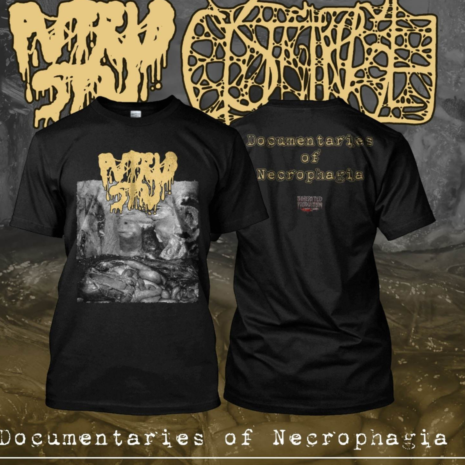 เสื้อยืด PUTRID STU ของแท้ - DOCUMENTARIES OF NECROPHAGIA | Shopee Thailand