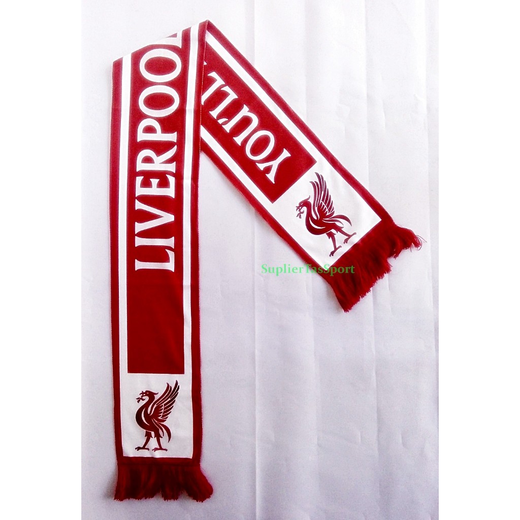 ผ้าพันคอ พิมพ์ลาย Liverpool Football Club Motif Grade Ori | Shopee Thailand