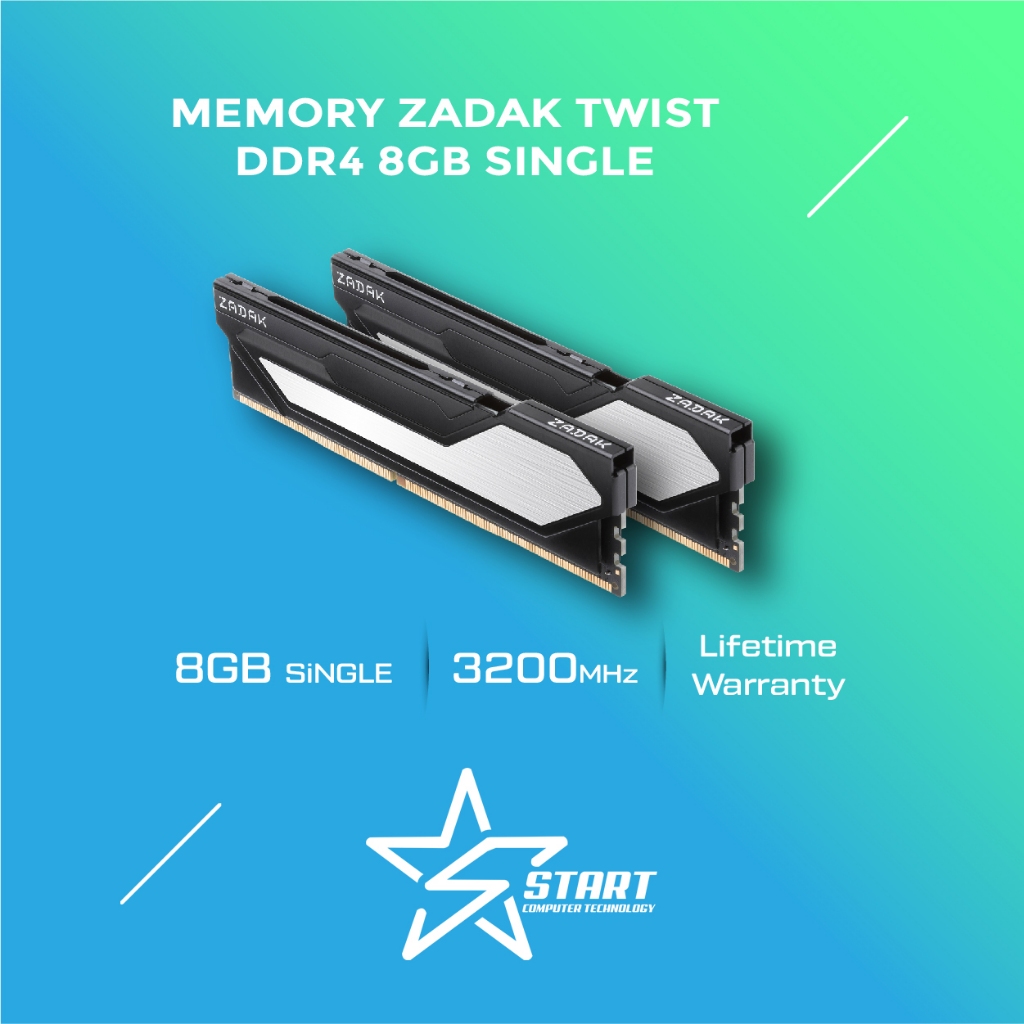 Ram ZADAK TWIST 8GB DDR4 3200MHz แพ็กเดียว | Shopee Thailand